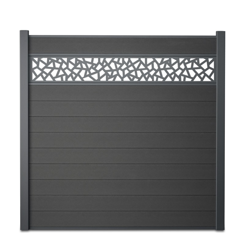 Composite fencing pack with decorative slat | Gardenode