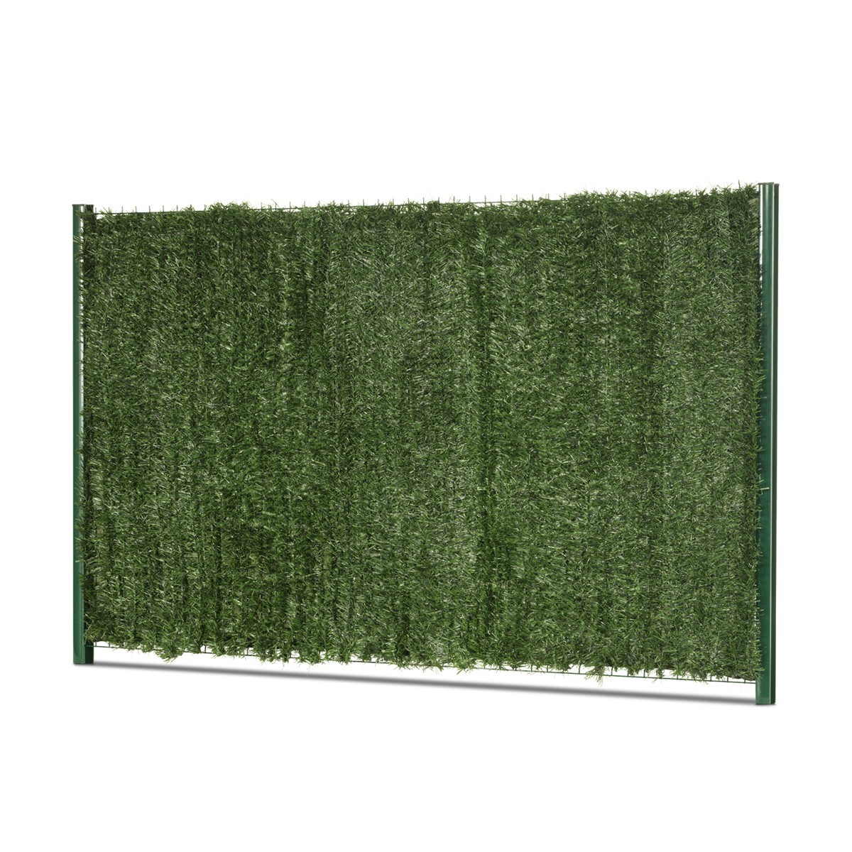 Green Thin artificial hedge - 3 metre roll - 90 strands | Gardenode