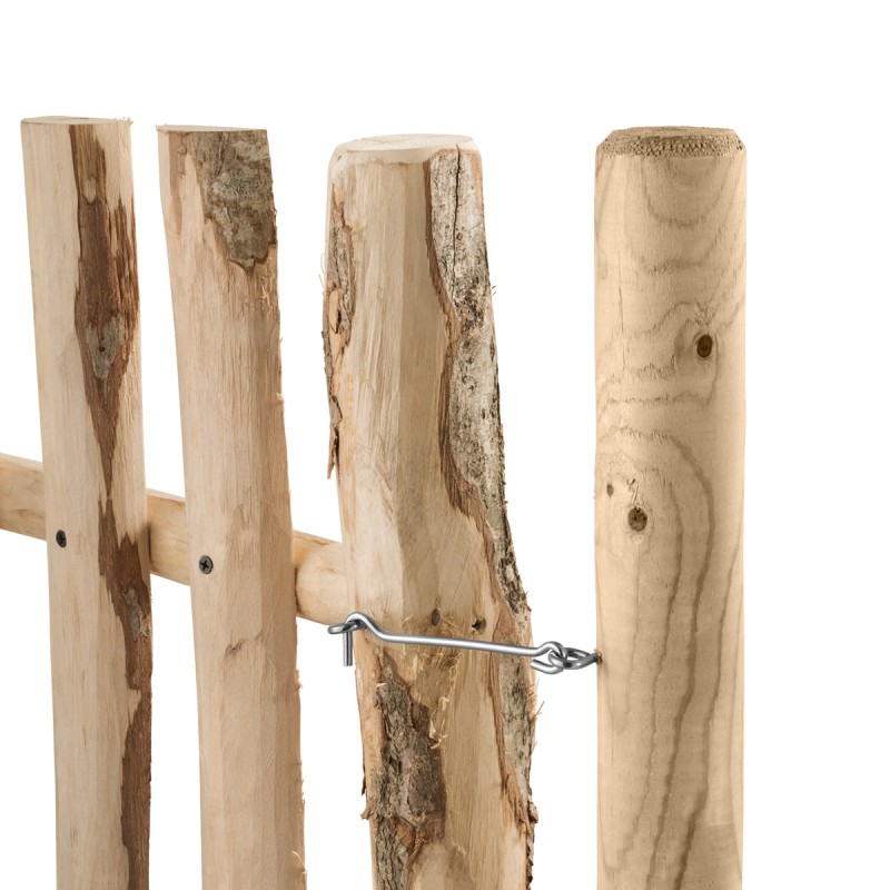Portillon noisetier style ganivelle - Largeur 1 mètre | Gardenode
